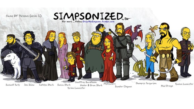 GOT gets the Simpson’s Treatment – Stories by Williams